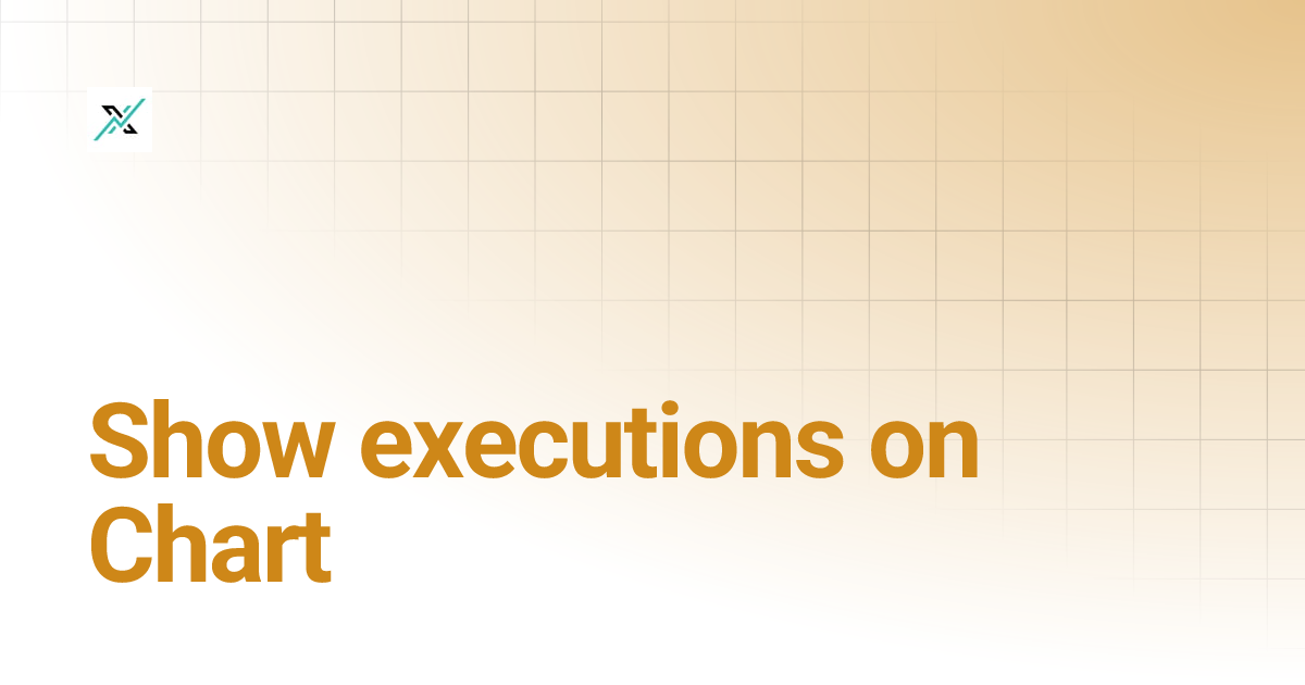 Show executions on Chart | ProjectX Help Center