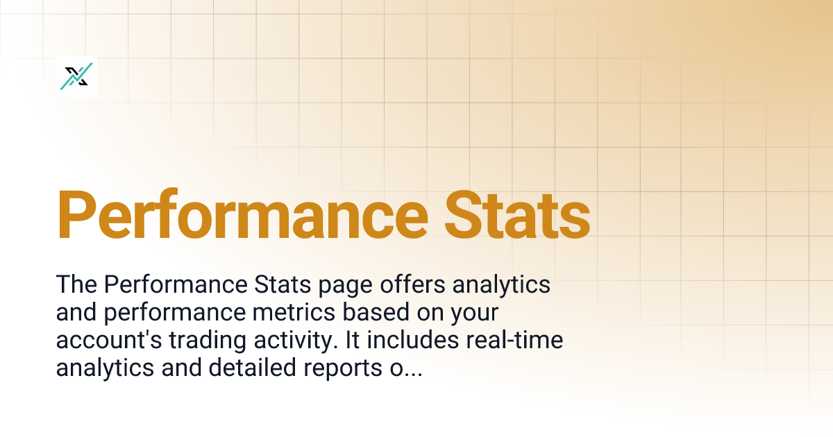 Performance Stats | ProjectX Help Center
