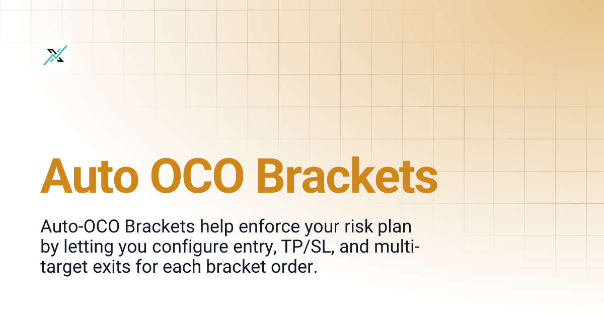 Auto OCO Brackets | ProjectX Help Center
