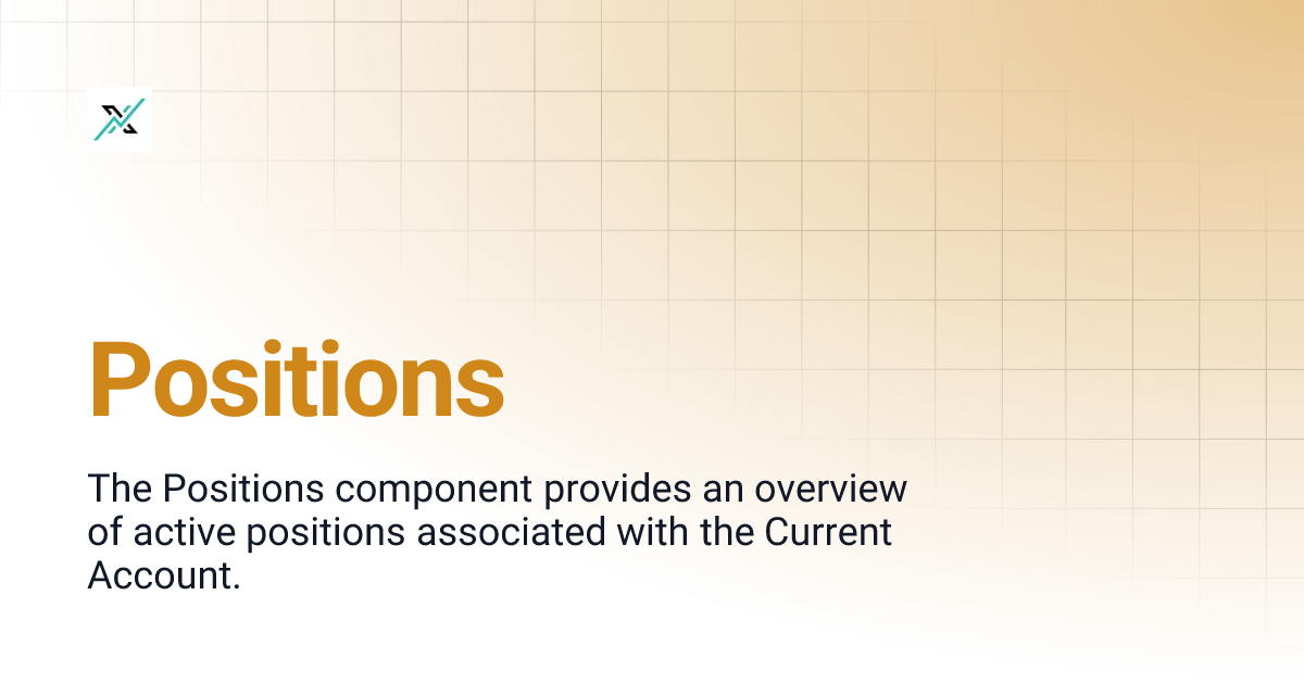 Positions | ProjectX Help Center